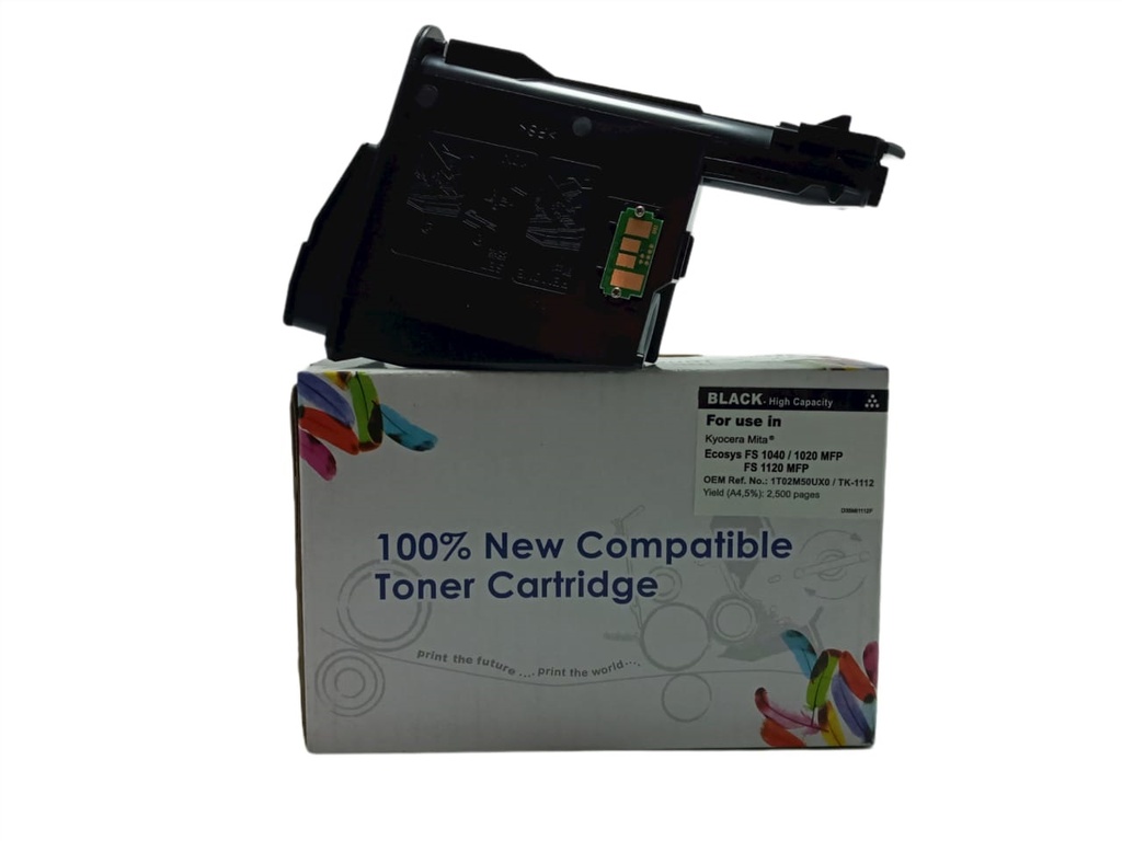Cartucho de Tóner Negro TK-1112 Genérico Kyocera FS-1020D/FS-1040 ...